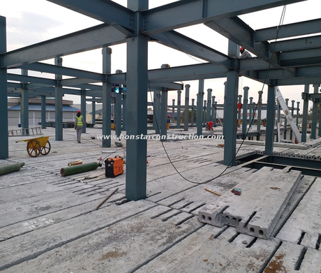 Prefabricated Metal Commercial Multi-Storey Construction Building As ...