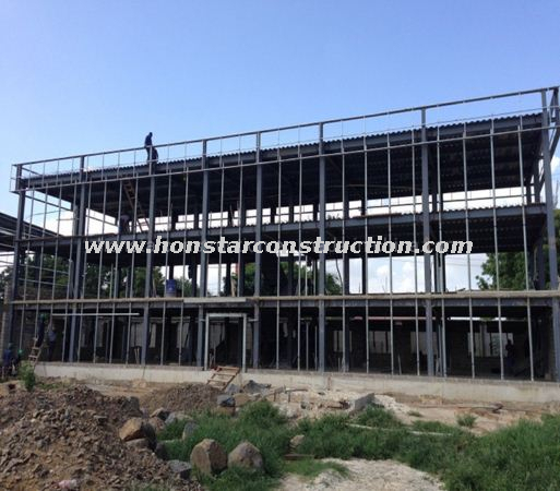 Modern Design Metal Frame Prefabricated Steel Structure Hotel Building